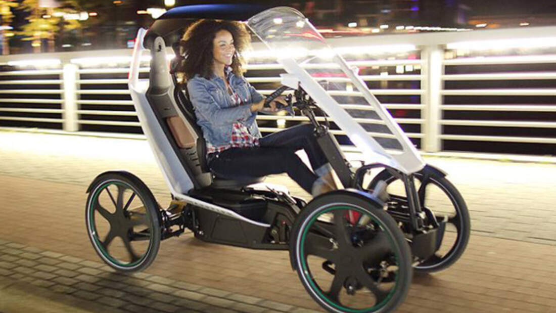 Bio-Hybrid: E-Bike mit vier Rädern von Schaeffler | bike-x.de